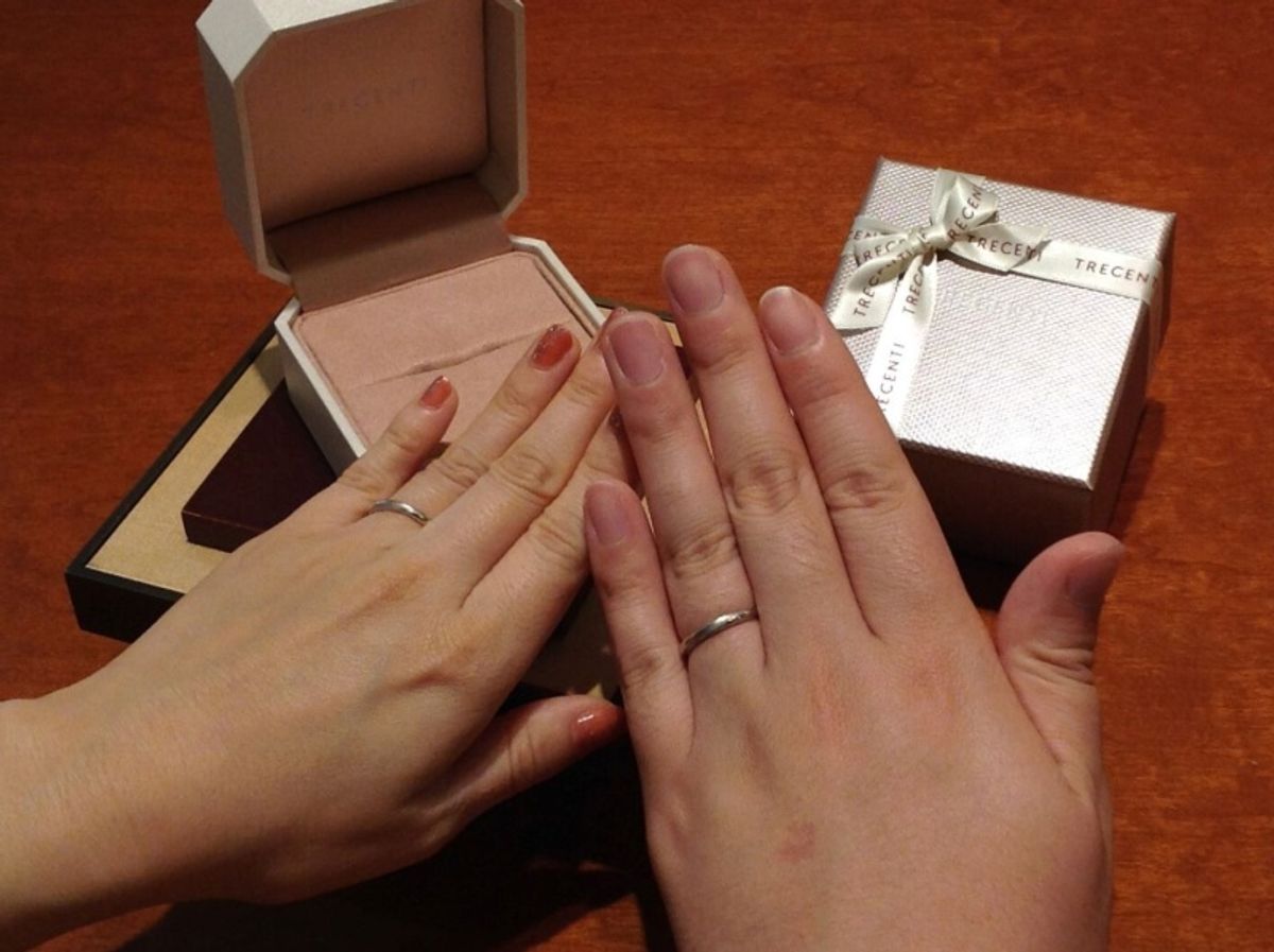 Y様【TRECENTI(トレセンテ)】とても丁寧な接客ありがとうございます｜ 結婚指輪・婚約指輪の口コミならRingraph