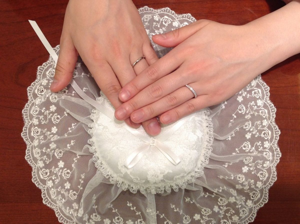 【H様＆M様】デザイン、着け心地の良さで選びましたTRECENTI(トレセンテ)｜Ringraph(リングラフ)