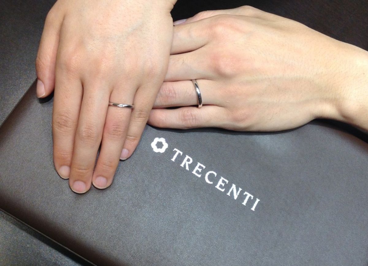M様♡H様【TRECENTI(トレセンテ)】上品で素敵でした♪｜ 結婚指輪・婚約指輪の口コミならRingraph