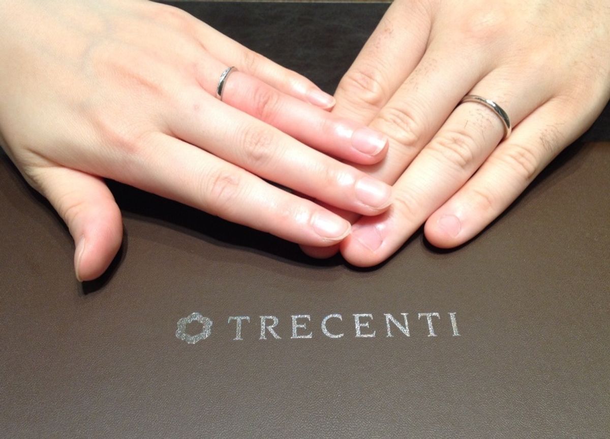 【K様♡お相手様】希望通りの指輪が見つかりました♪TRECENTI(トレセンテ)｜Ringraph(リングラフ)