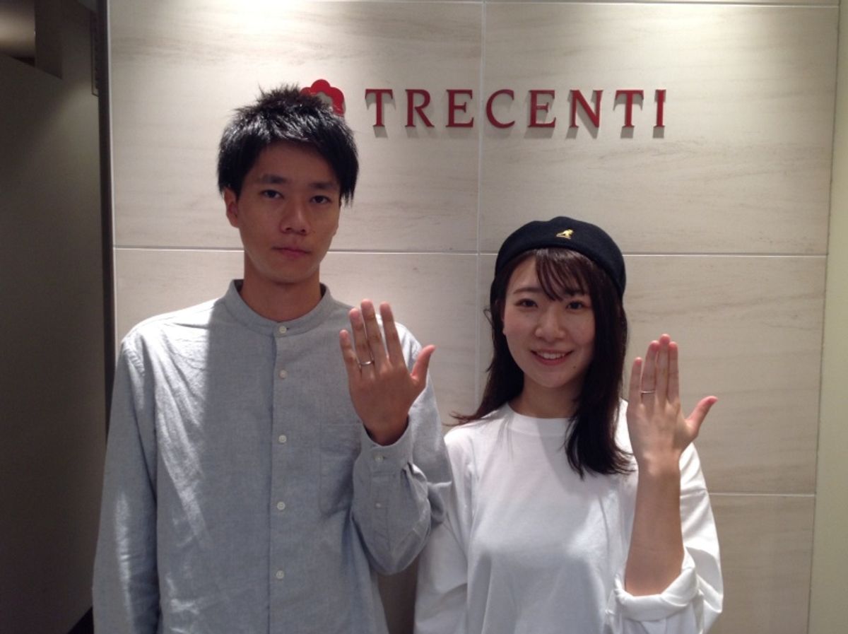 【U様A様】大切に使います♡！TRECENTI(トレセンテ)｜Ringraph(リングラフ)