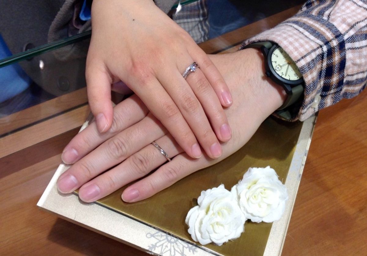 【T・M様】良い結婚指輪に出会うことができました。TRECENTI(トレセンテ)｜Ringraph(リングラフ)