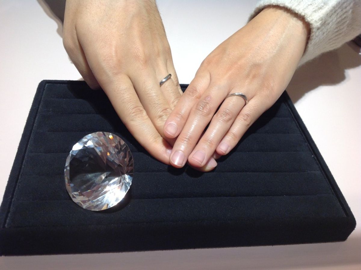 【K様♡T様】理想のデザインに出会えましたTRECENTI(トレセンテ)｜Ringraph(リングラフ)