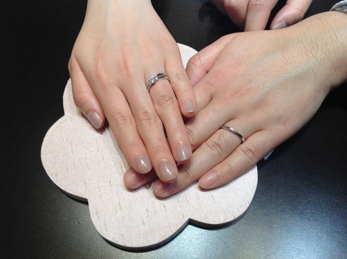 【Y様 M様】素敵な指輪を見つけることができて嬉しいですTRECENTI(トレセンテ)｜Ringraph(リングラフ)