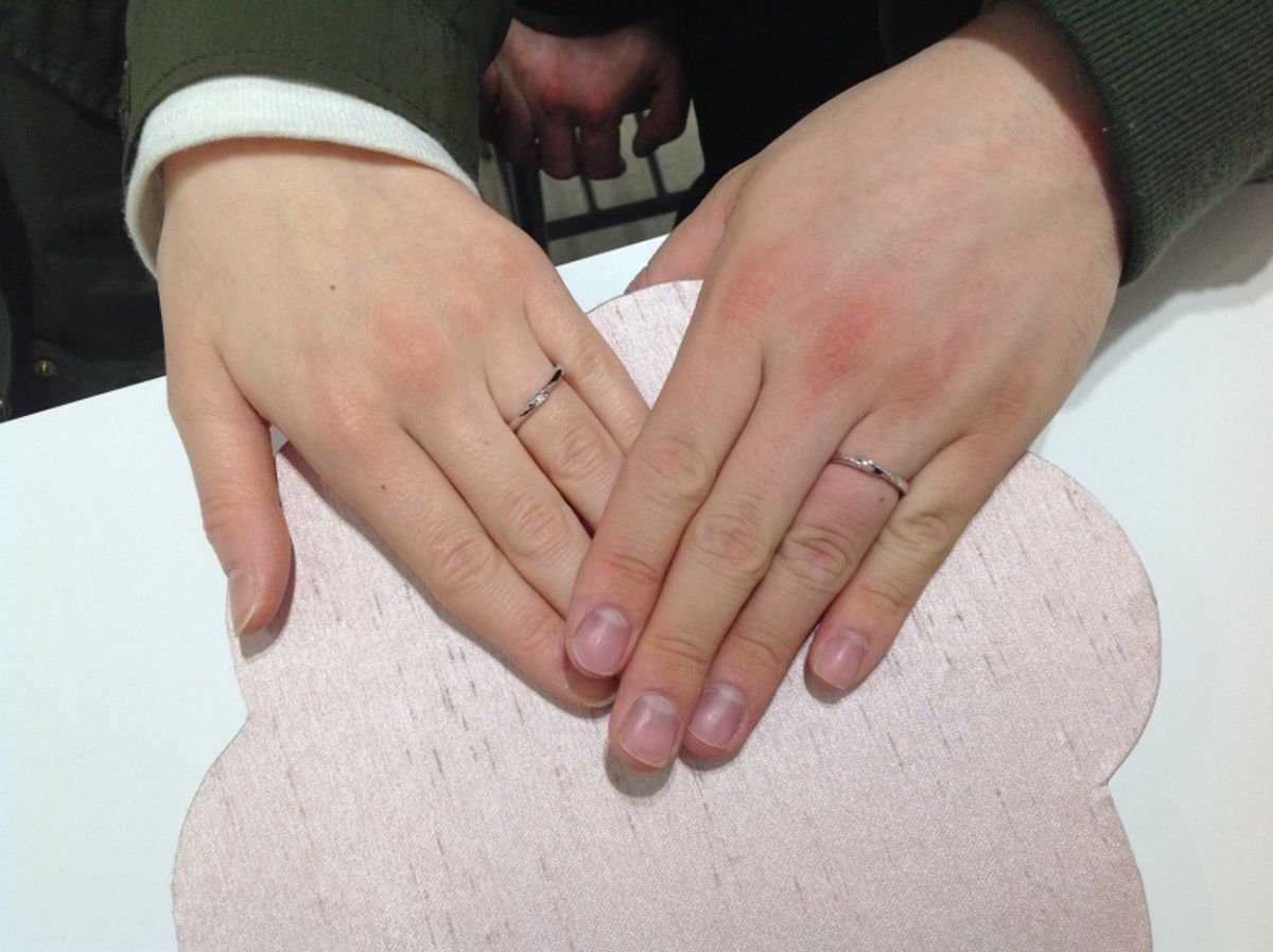 【T・N様 N・S様】着け心地の良さTRECENTI(トレセンテ)｜Ringraph(リングラフ)