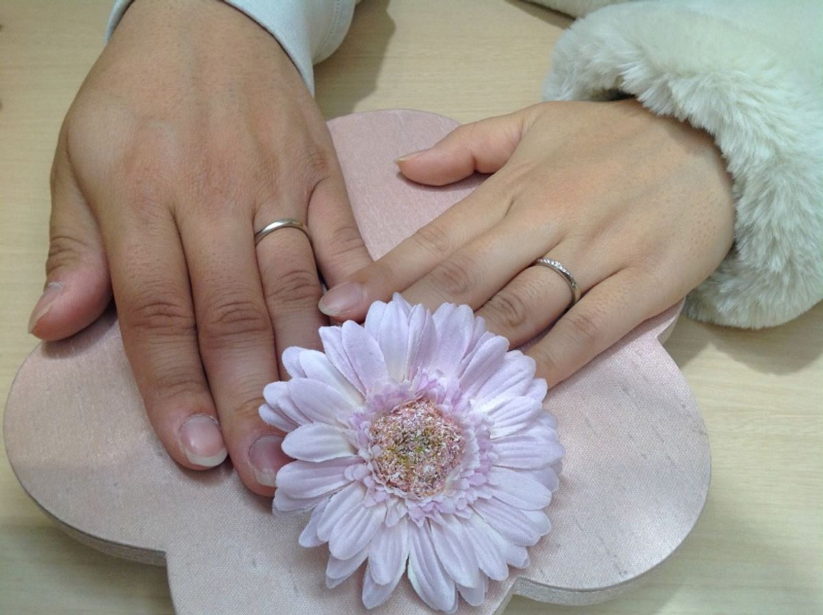 K様・N様【TRECENTI(トレセンテ)】ぐうぜんの来店で・・・｜ 結婚指輪・婚約指輪の口コミならRingraph