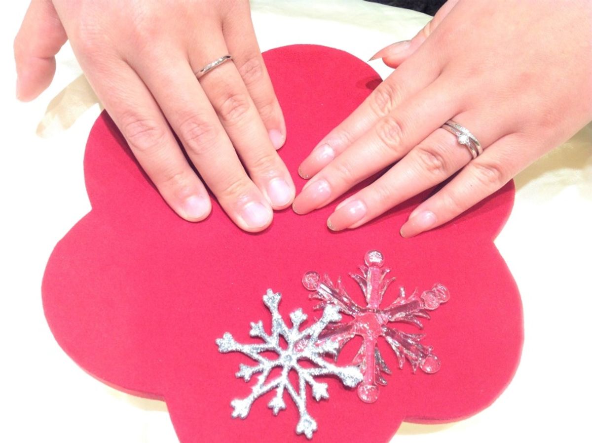 H様＆R様【TRECENTI(トレセンテ)】お花のリングに目が留まった｜ 結婚指輪・婚約指輪の口コミならRingraph