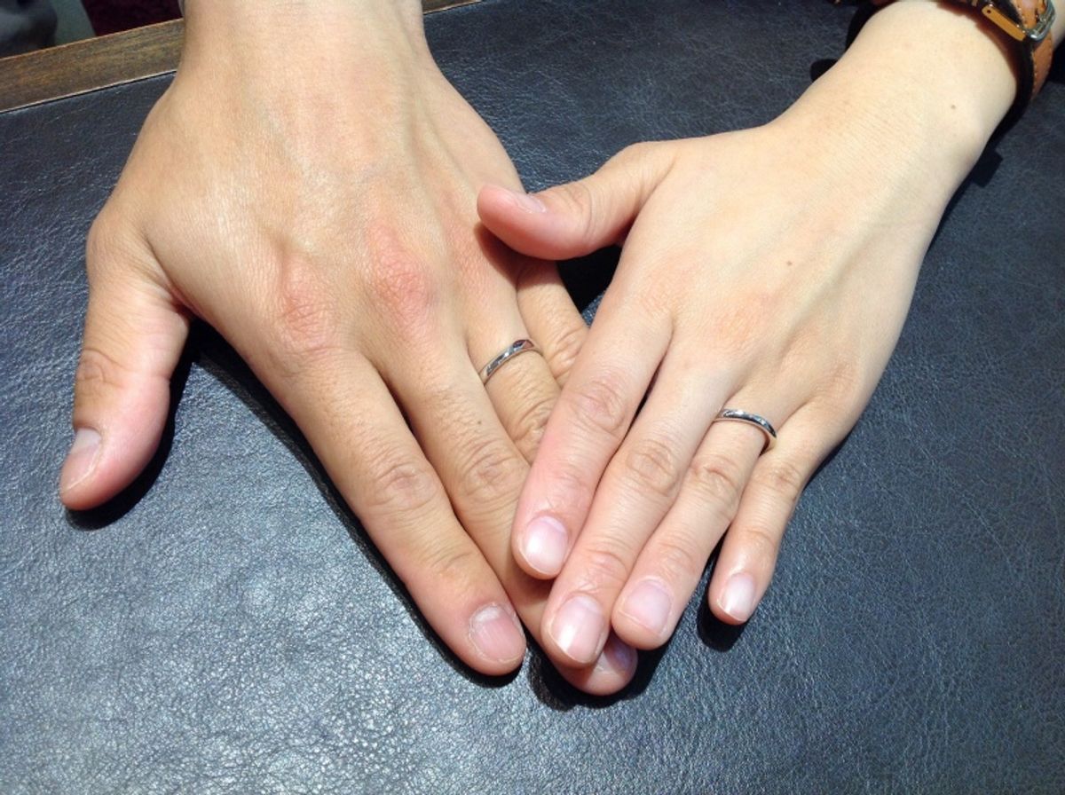 O様＆M様【TRECENTI(トレセンテ)】安心できる｜ 結婚指輪・婚約指輪の口コミならRingraph