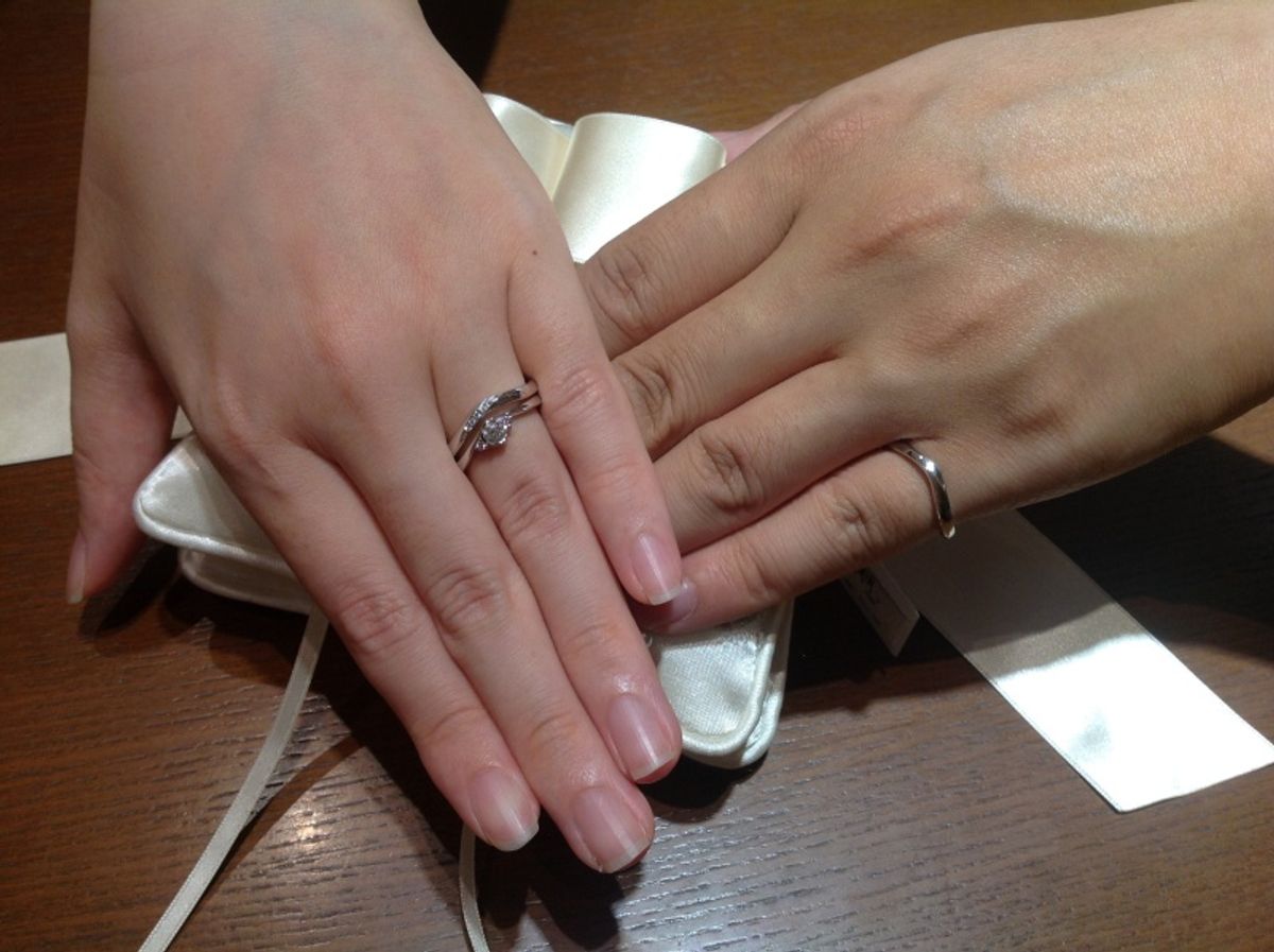 L.C様＆K.A様【TRECENTI(トレセンテ)】良いダイヤに出会えて良かったです。｜ 結婚指輪・婚約指輪の口コミならRingraph