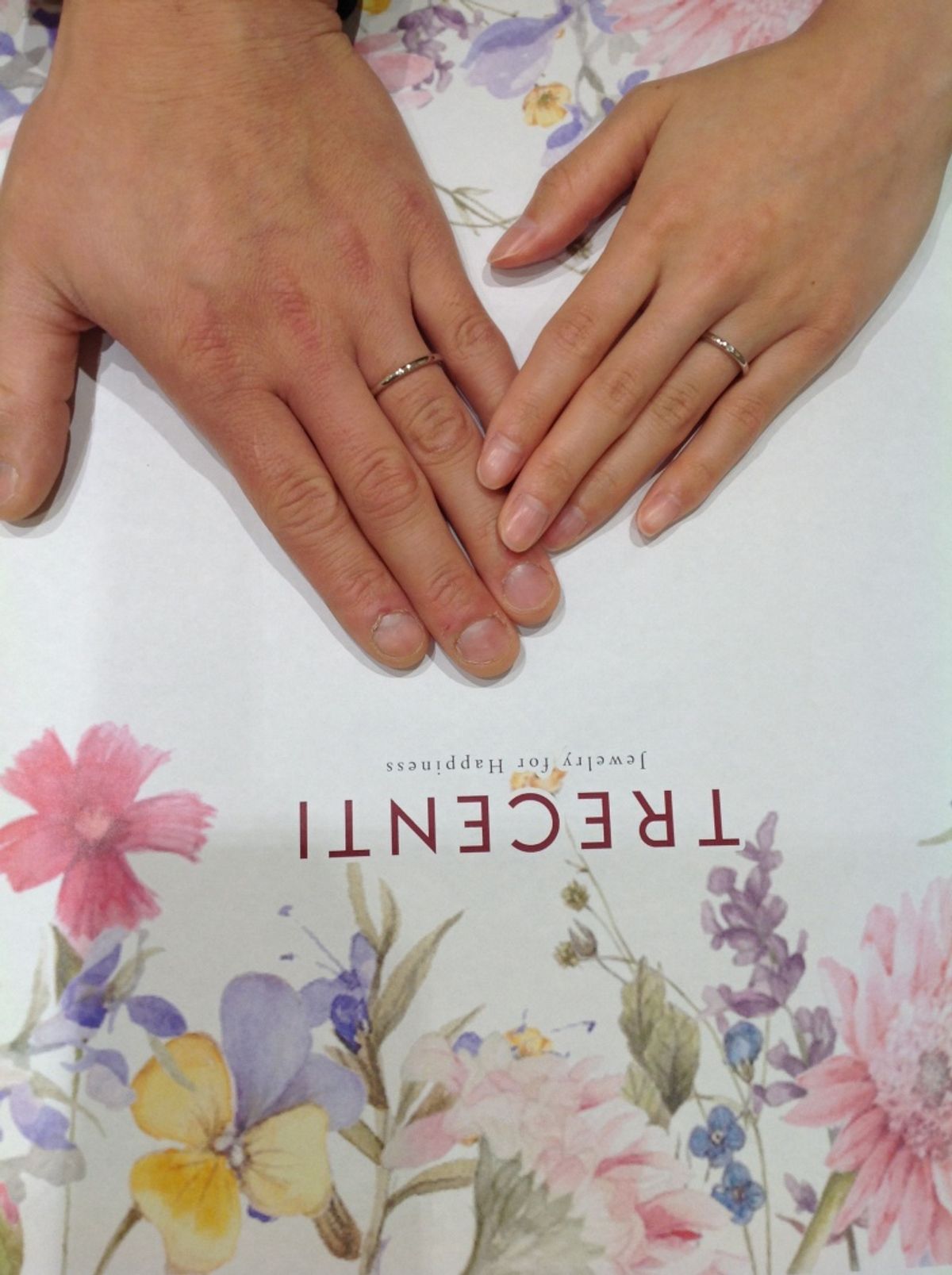 E様、S様【TRECENTI(トレセンテ)】すばらしい指輪♪｜ 結婚指輪・婚約指輪の口コミならRingraph