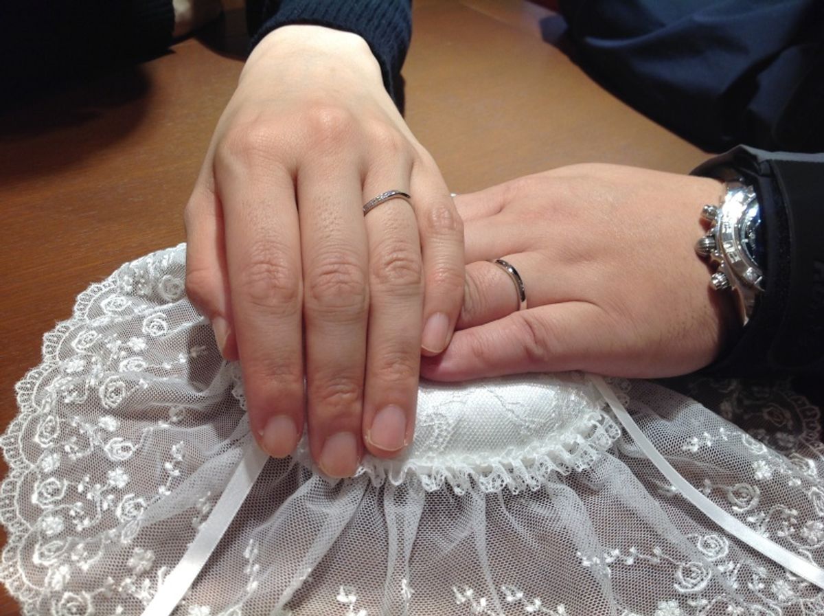 H.Y様＆A.M様【TRECENTI(トレセンテ)】親身に対応頂きありがとうございま…｜ 結婚指輪・婚約指輪の口コミならRingraph