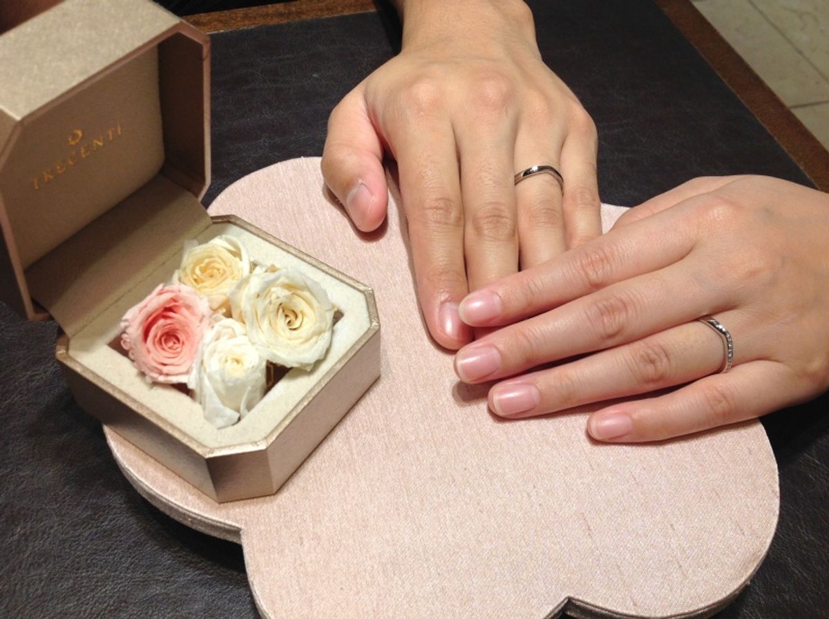 【R様＆C様】丁寧にご案内頂きありがとうございました！TRECENTI(トレセンテ)｜Ringraph(リングラフ)