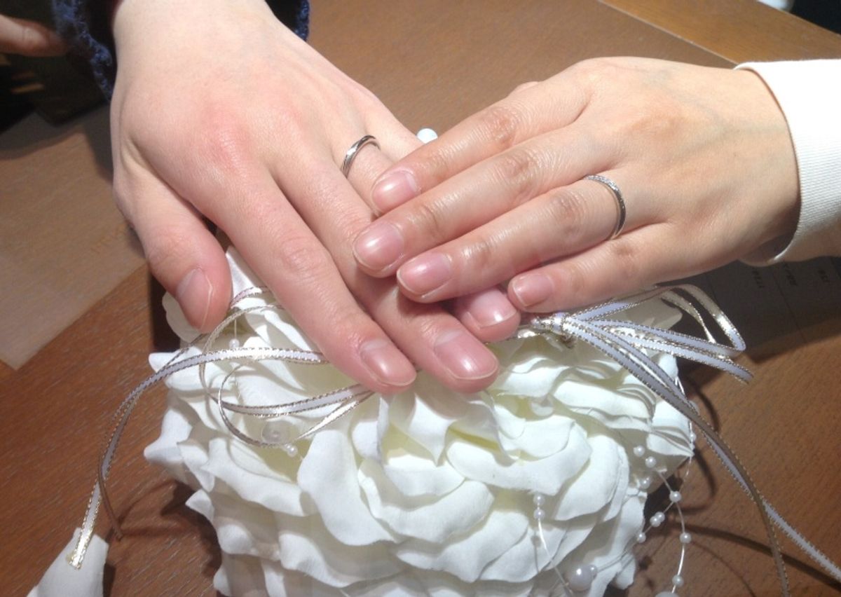 O.T様＆N.Y様【TRECENTI(トレセンテ)】満足のいく良い買い物が出来ました。｜ 結婚指輪・婚約指輪の口コミならRingraph