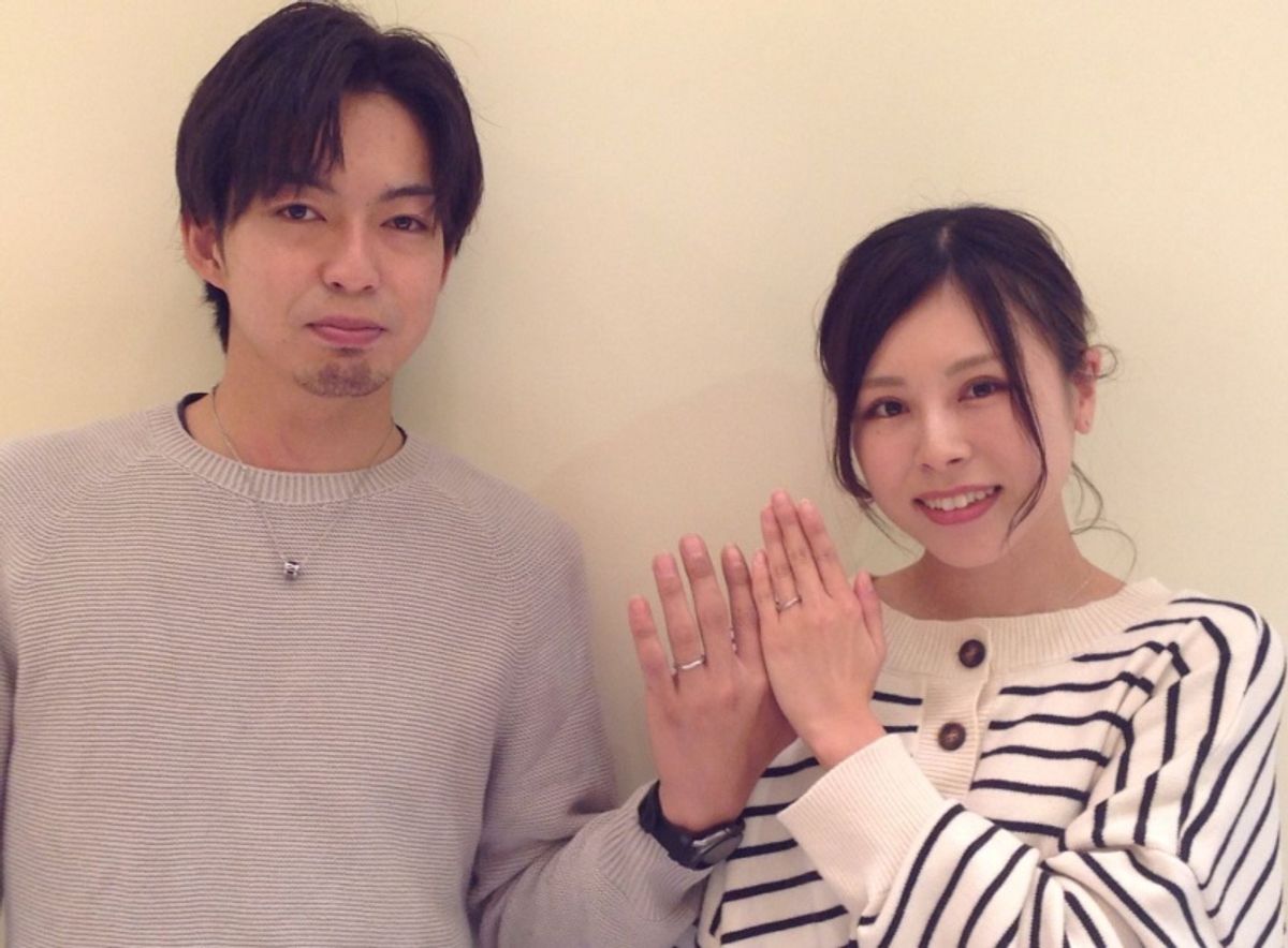 S様・N様【TRECENTI(トレセンテ)】デザインも保証内容も充実していました｜ 結婚指輪・婚約指輪の口コミならRingraph