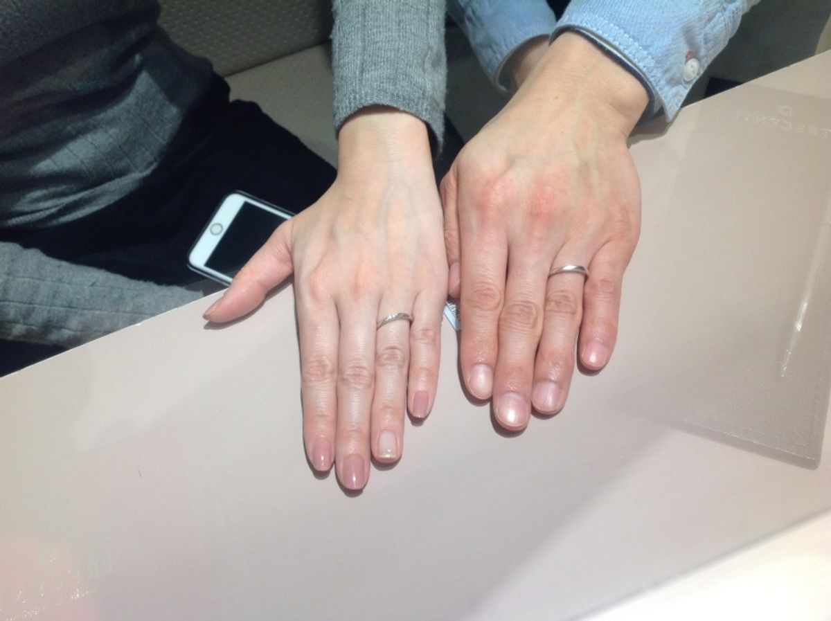 【N様・T様】着け心地が良いTRECENTI(トレセンテ)｜Ringraph(リングラフ)