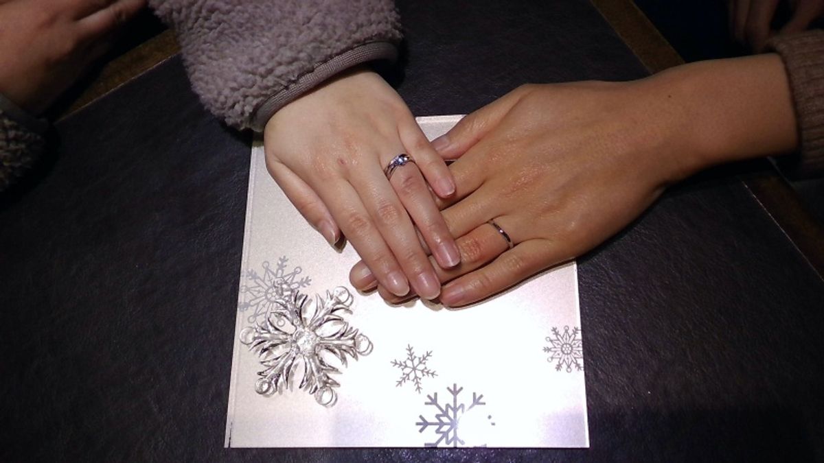 K様&A様【TRECENTI(トレセンテ)】クオリティー重視でした！｜ 結婚指輪・婚約指輪の口コミならRingraph