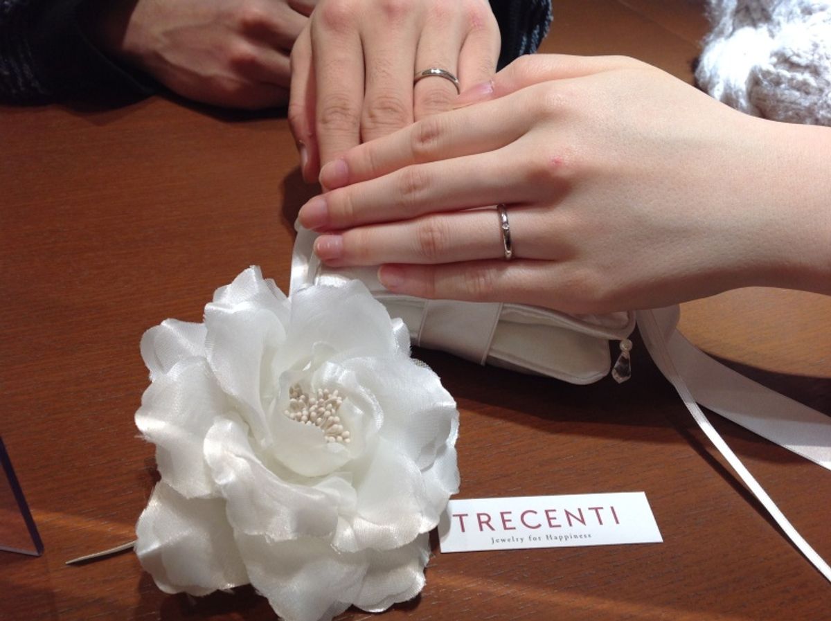 【S.M様＆T.D様】ありがとうございました^^♪TRECENTI(トレセンテ)｜Ringraph(リングラフ)