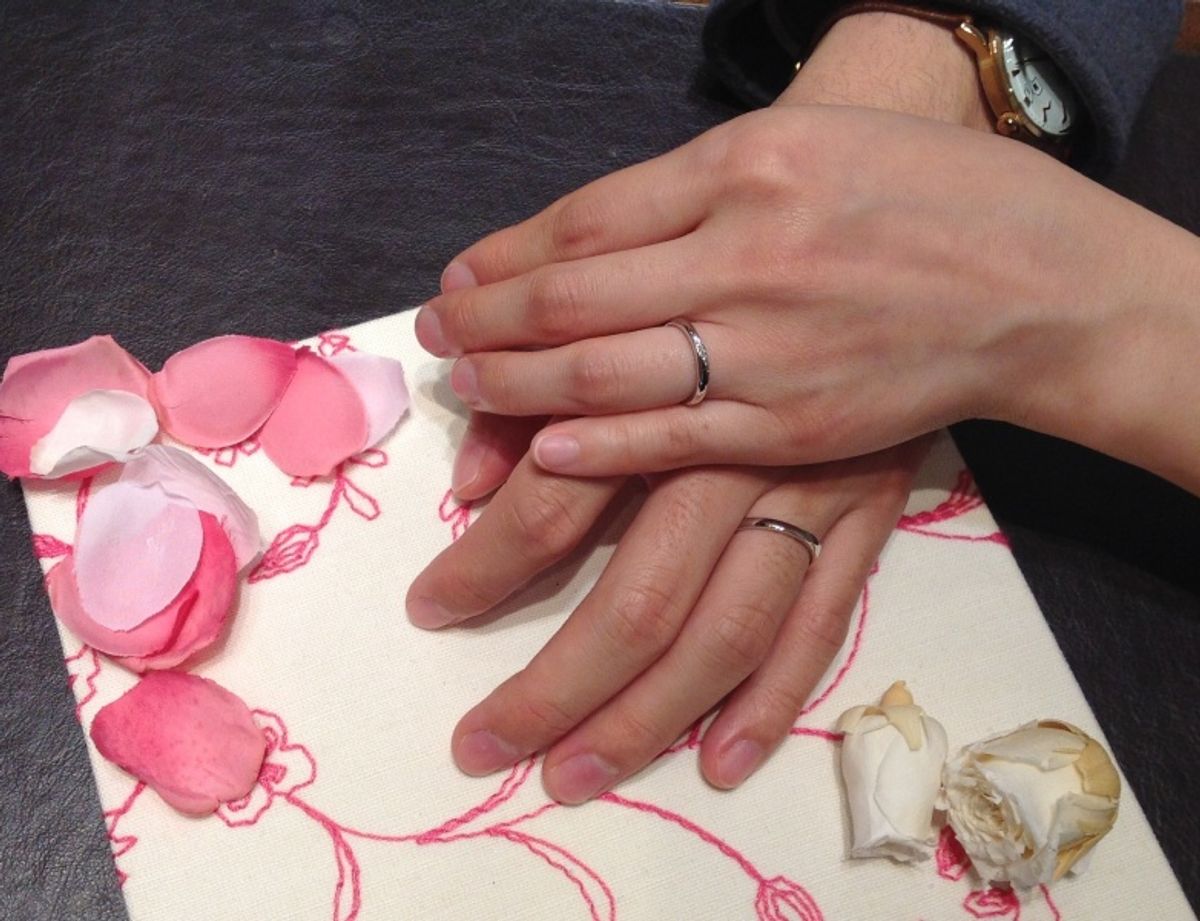 J様・M様【TRECENTI(トレセンテ)】デザインに魅力を感じた｜ 結婚指輪・婚約指輪の口コミならRingraph