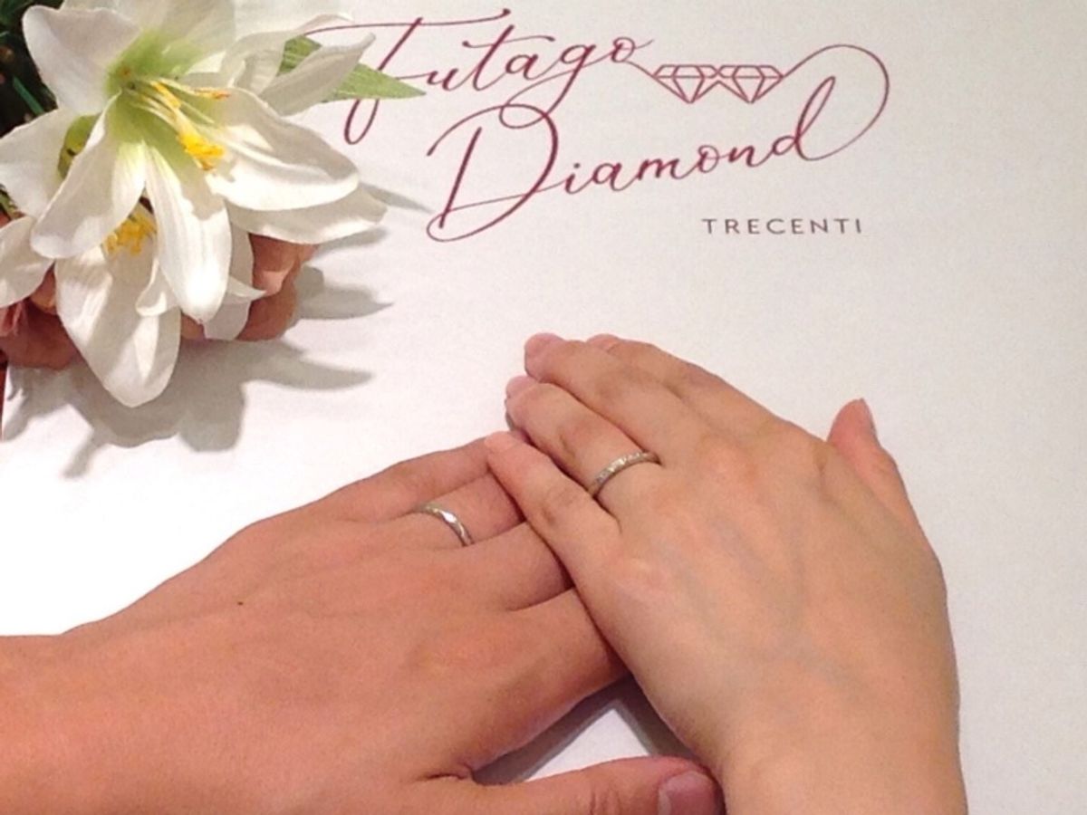 M&N様【TRECENTI(トレセンテ)】指輪の良さが伝わりました！｜ 結婚指輪・婚約指輪の口コミならRingraph