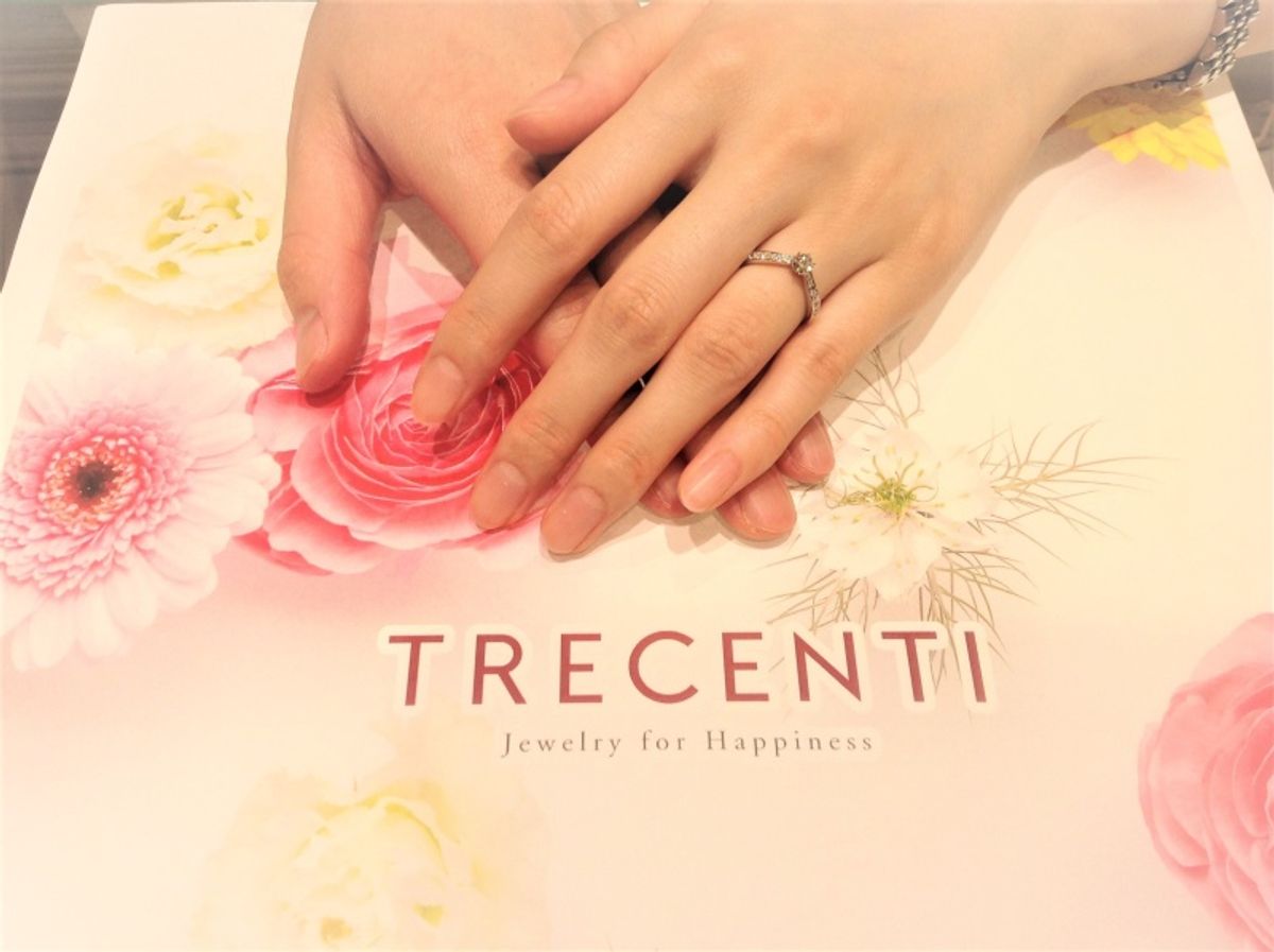 Y様&F様【TRECENTI(トレセンテ)】とても美しかった｜ 結婚指輪・婚約指輪の口コミならRingraph