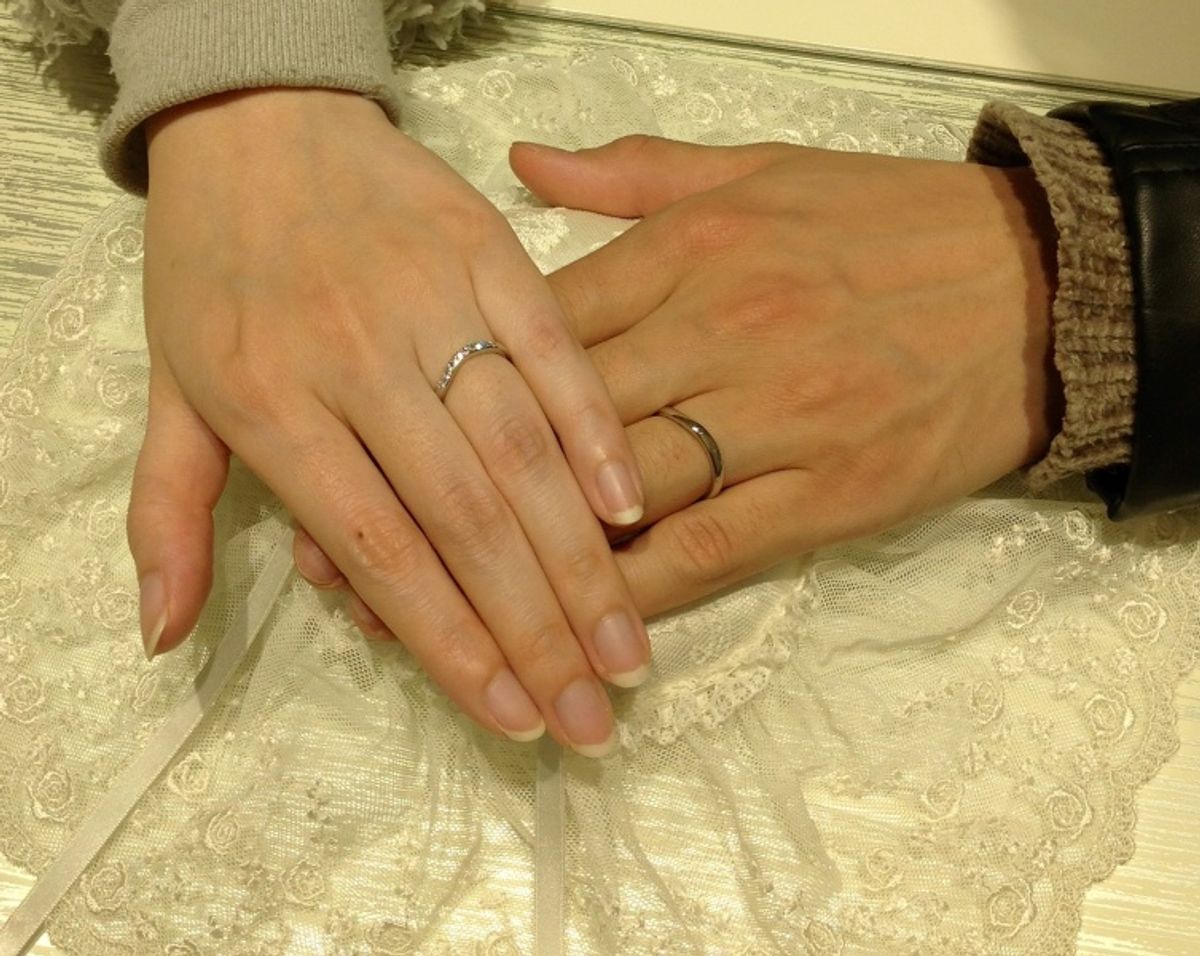 【Y様＆C様】着け心地最高TRECENTI(トレセンテ)｜Ringraph(リングラフ)