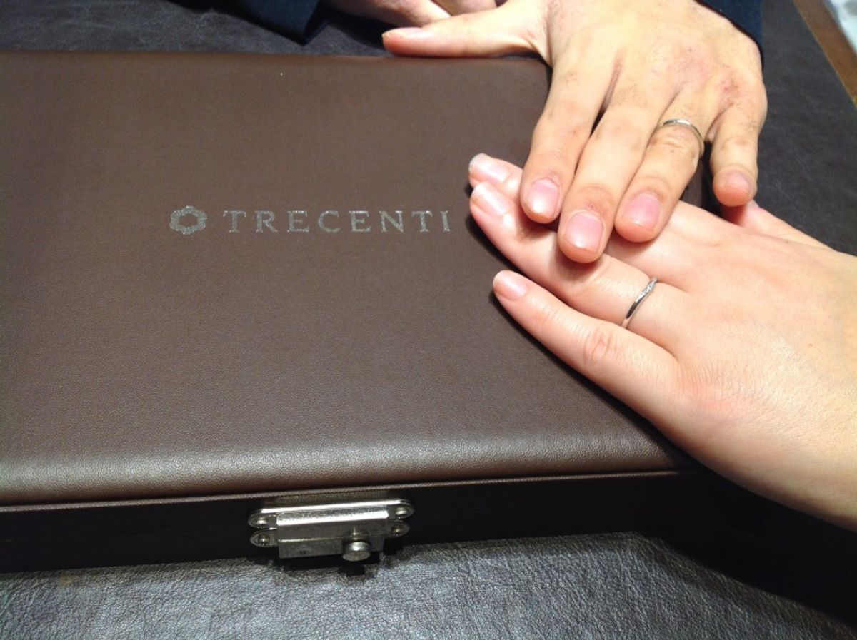 【KS様】一生物の宝物を二人で納得して購入できました♪TRECENTI(トレセンテ)｜Ringraph(リングラフ)