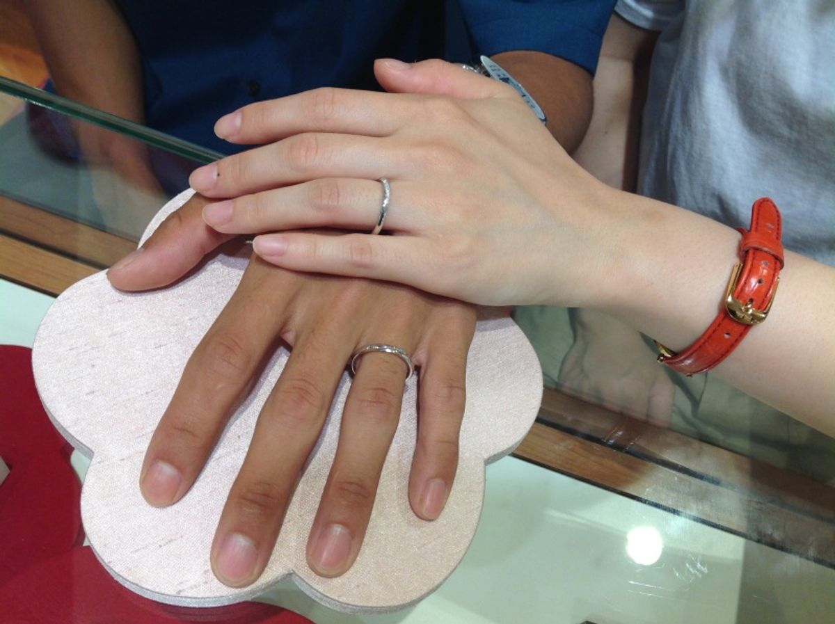 M【TRECENTI(トレセンテ)】素敵な指輪に出会えて嬉しいです。｜ 結婚指輪・婚約指輪の口コミならRingraph