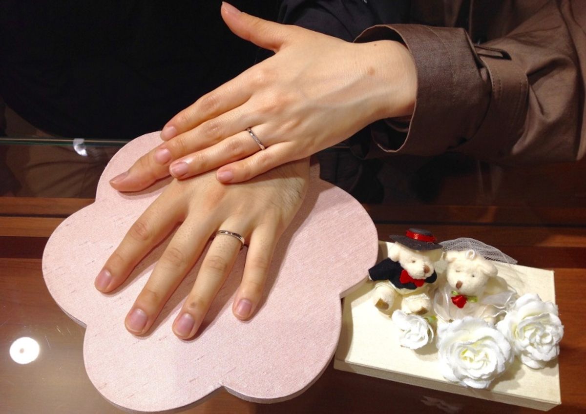 【K様＆N様】つけ心地がすごく良かったのが1番です。TRECENTI(トレセンテ)｜Ringraph(リングラフ)