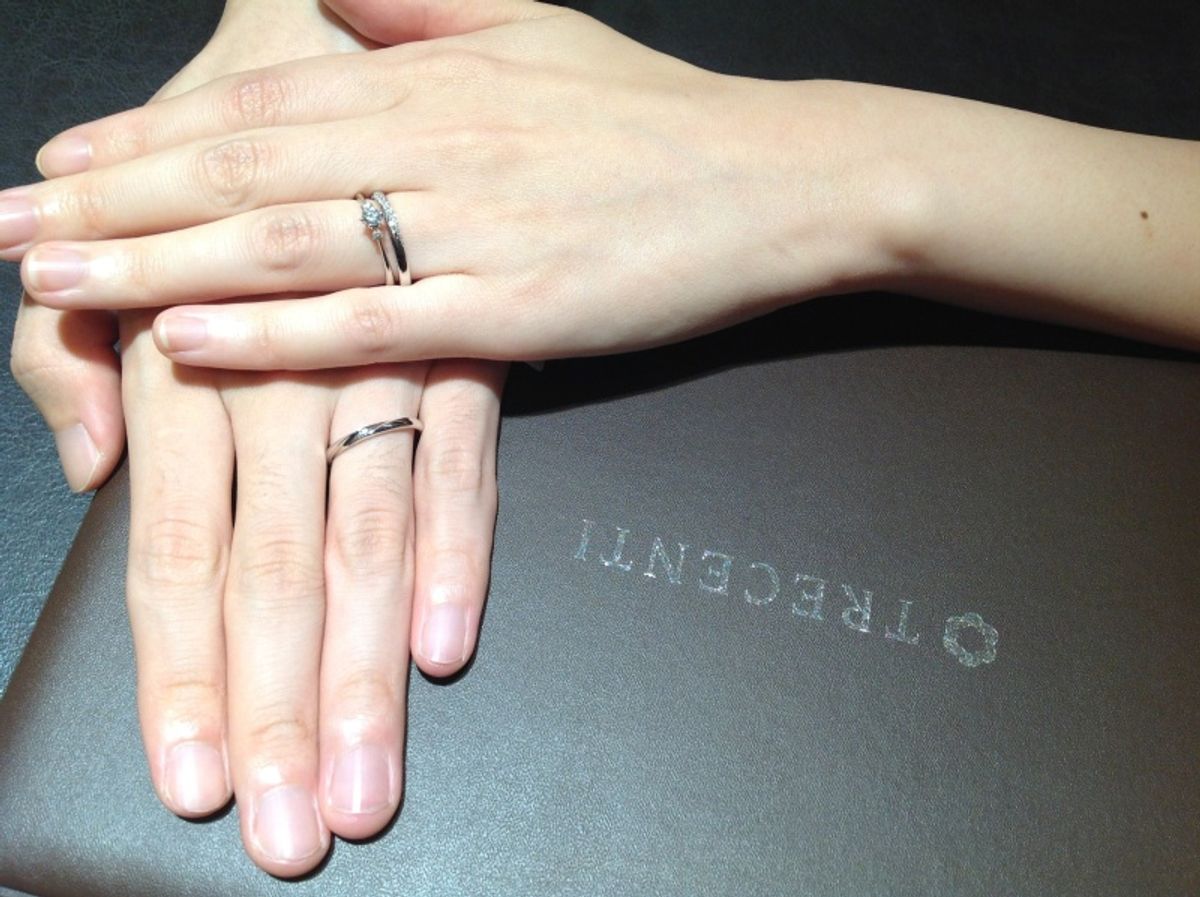 D.H様・A.K様【TRECENTI(トレセンテ)】安心してお任せできました｜ 結婚指輪・婚約指輪の口コミならRingraph