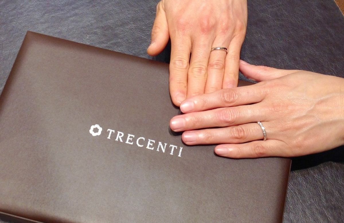 【M様＆K様】お出会いできてよかったです。TRECENTI(トレセンテ)｜Ringraph(リングラフ)