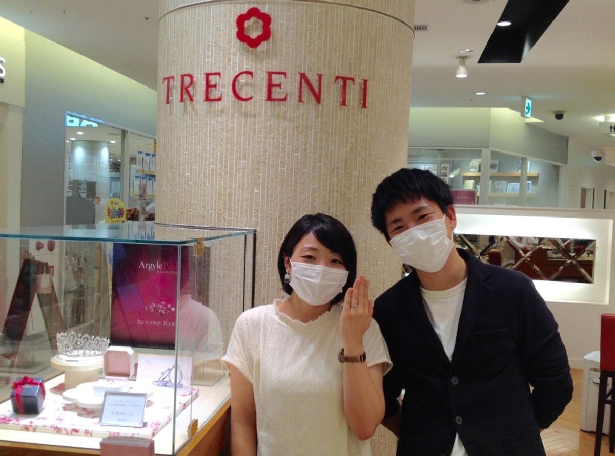 T様M様【TRECENTI(トレセンテ)】楽しく選ぶことができました。｜ 結婚指輪・婚約指輪の口コミならRingraph