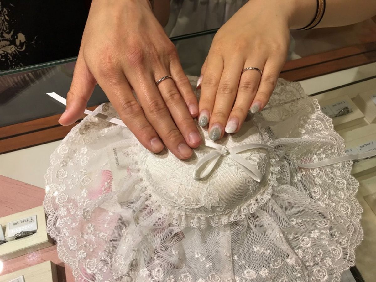 Y様 N様【TRECENTI(トレセンテ)】可愛い指輪を購入できました｜ 結婚指輪・婚約指輪の口コミならRingraph