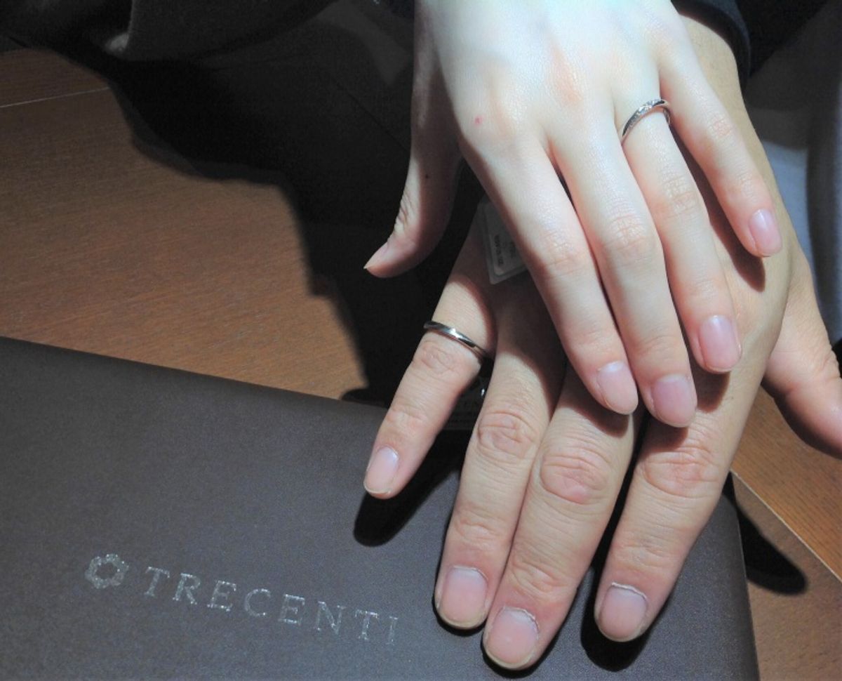 K.M様＆F.M様【TRECENTI(トレセンテ)】即決できました｜ 結婚指輪・婚約指輪の口コミならRingraph