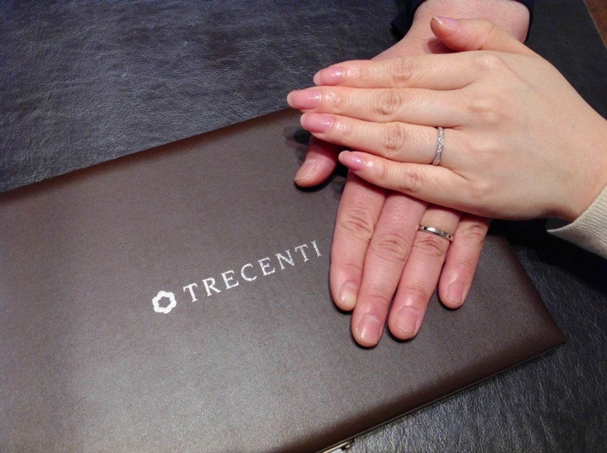 【KP様】双子ダイヤモンドに魅力を感じました！TRECENTI(トレセンテ)｜Ringraph(リングラフ)