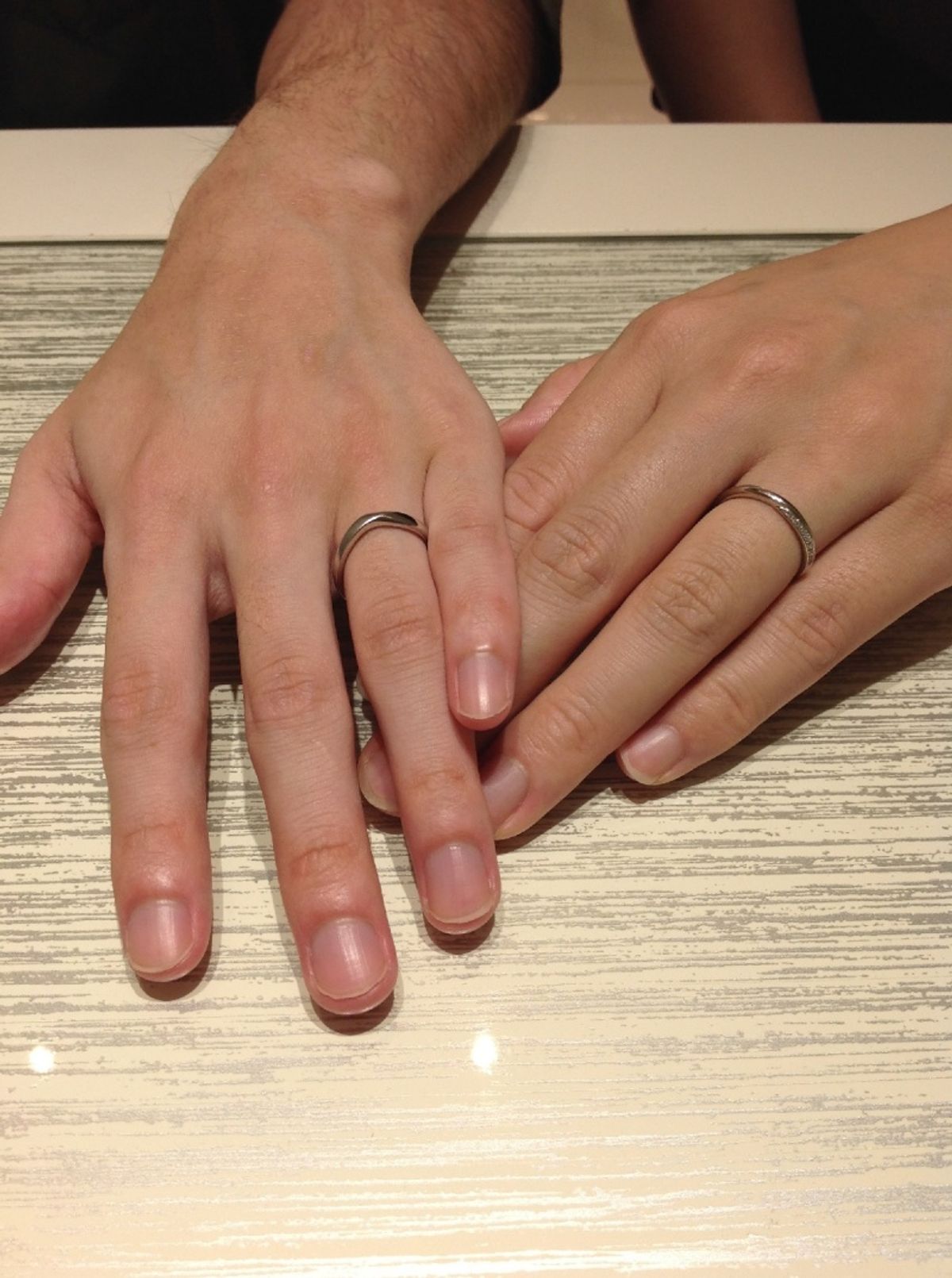 R様＆M様【TRECENTI(トレセンテ)】お気に入りの指輪が見つかりました！｜ 結婚指輪・婚約指輪の口コミならRingraph