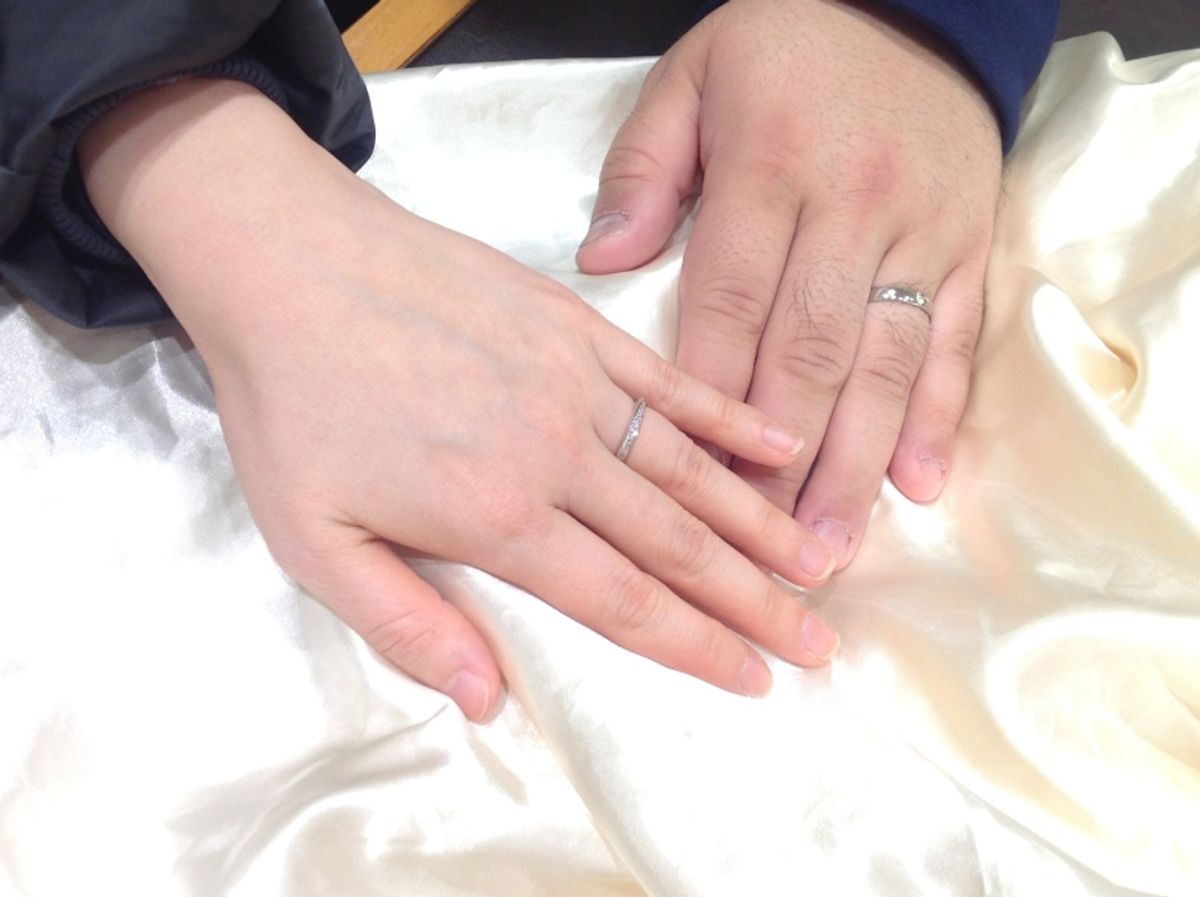 【Y様 M様】ずっと大切にします！TRECENTI(トレセンテ)｜Ringraph(リングラフ)