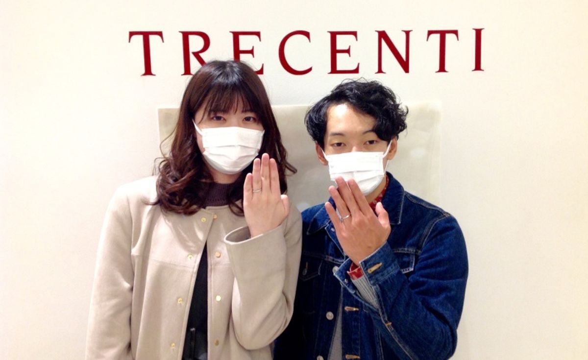 Y様M様【TRECENTI(トレセンテ)】スタッフのお姉さんが優しく対応してくれた｜ 結婚指輪・婚約指輪の口コミならRingraph