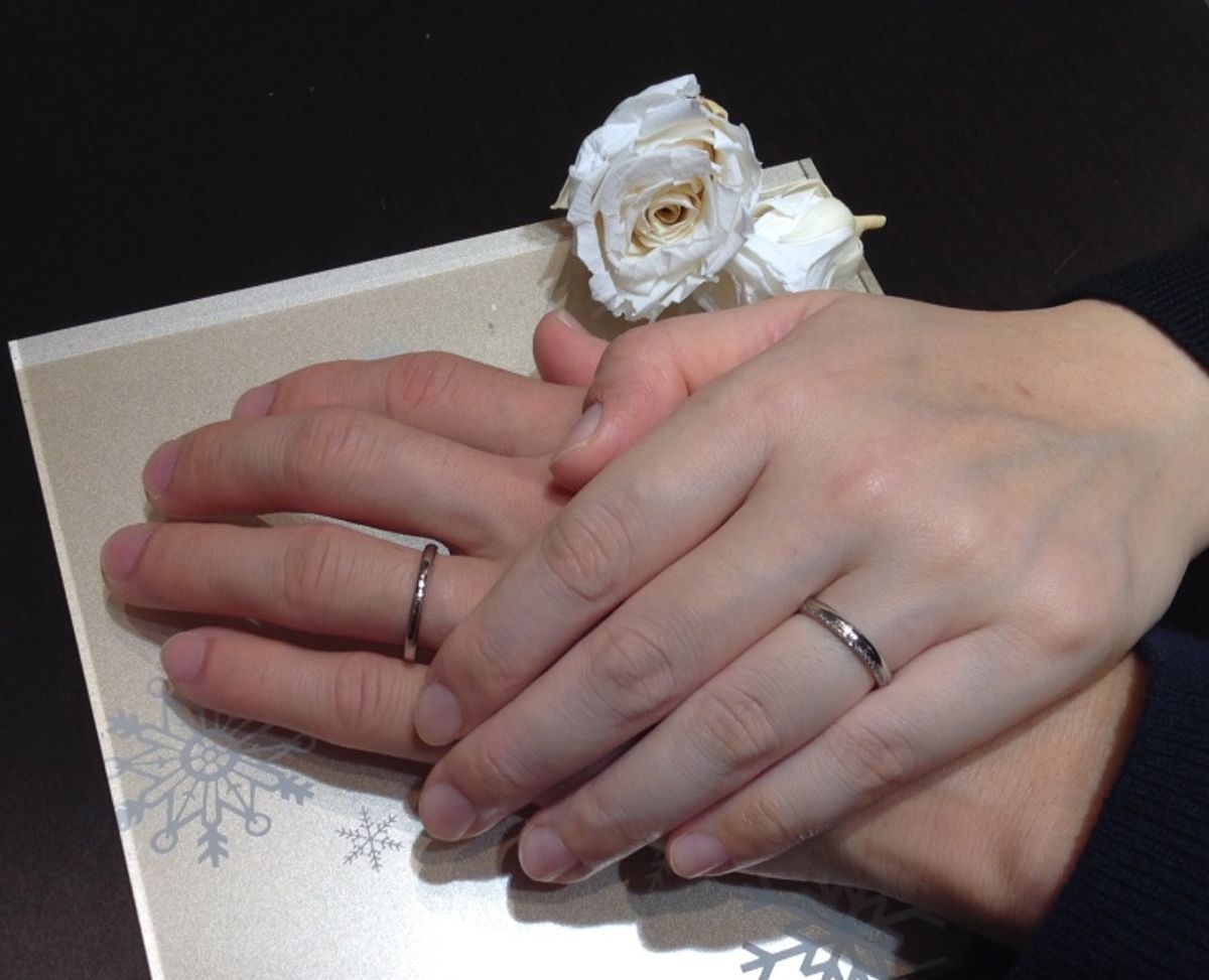 K&M 様【TRECENTI(トレセンテ)】親切、丁寧に対応いただきありがとう…｜ 結婚指輪・婚約指輪の口コミならRingraph