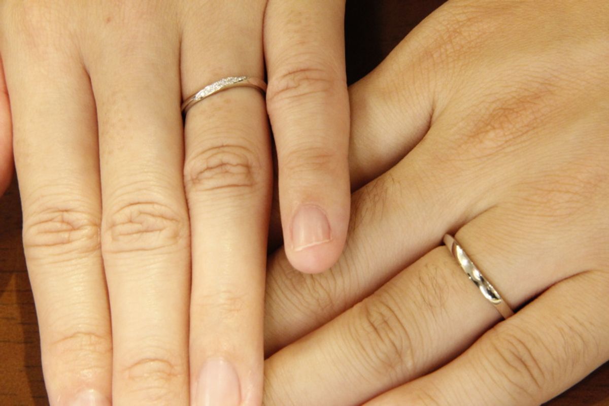 Aさま&Tさま【雅-miyabi- 】名前に一目惚れしました。｜ 結婚指輪・婚約指輪の口コミならRingraph