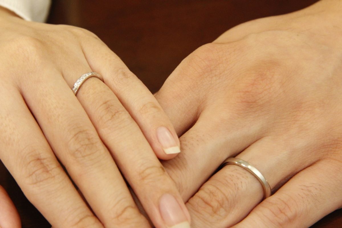 Ayana様＆ANDREA様【雅-miyabi- 】AFFLUXを選んで良かったです！！｜ 結婚指輪・婚約指輪の口コミならRingraph