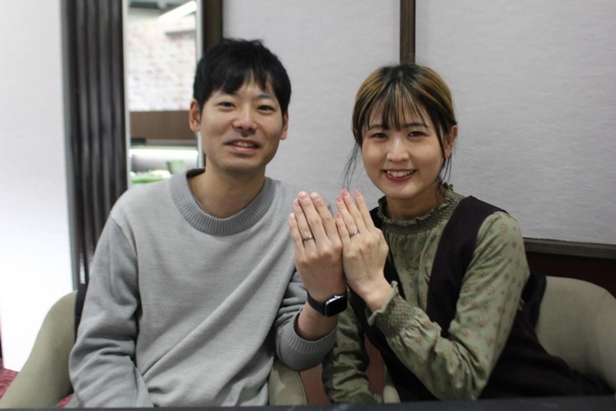 Y・M様【雅-miyabi- 】理想の指輪に仕上げていただきました！｜ 結婚指輪・婚約指輪の口コミならRingraph
