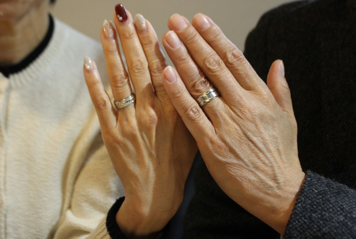 A様・J様【雅-miyabi- 】ずっと大切にします。｜ 結婚指輪・婚約指輪の口コミならRingraph