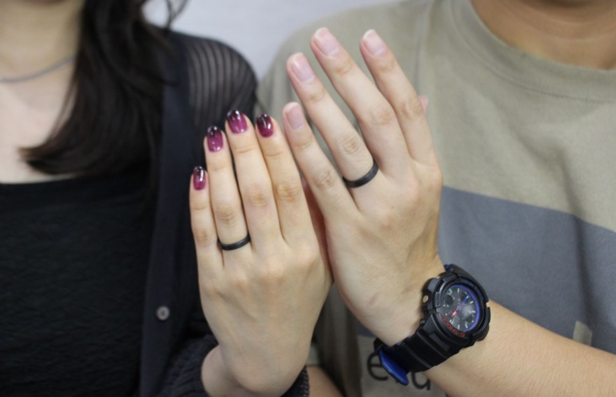 H.T様【雅-miyabi- 】希望通りの色が見つかった！｜ 結婚指輪・婚約指輪の口コミならRingraph