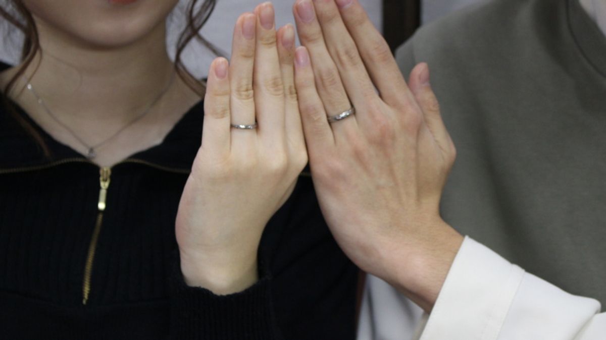 T&A様【雅-miyabi- 】金属アレルギー対応の指輪の種類が豊富だったため｜ 結婚指輪・婚約指輪の口コミならRingraph