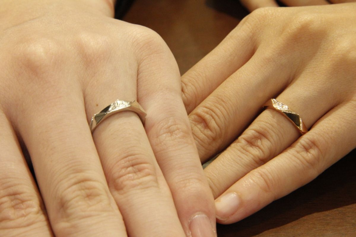 S様＆K様【雅-miyabi- 】自分だけのオリジナルの指輪が作れて、非常に満…｜ 結婚指輪・婚約指輪の口コミならRingraph