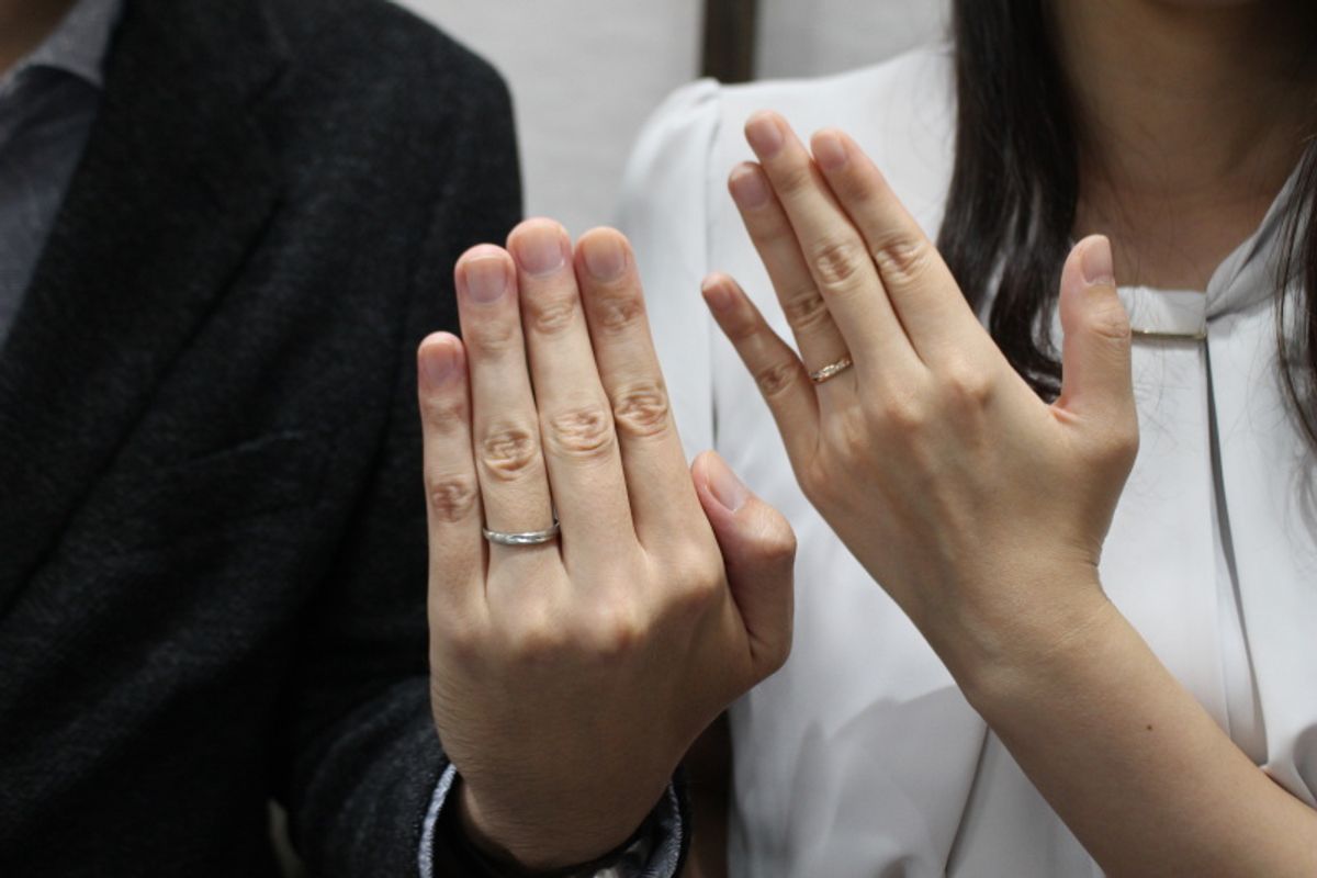 A・O様【雅-miyabi- 】デザインも豊富で選ばせていただきました！｜ 結婚指輪・婚約指輪の口コミならRingraph