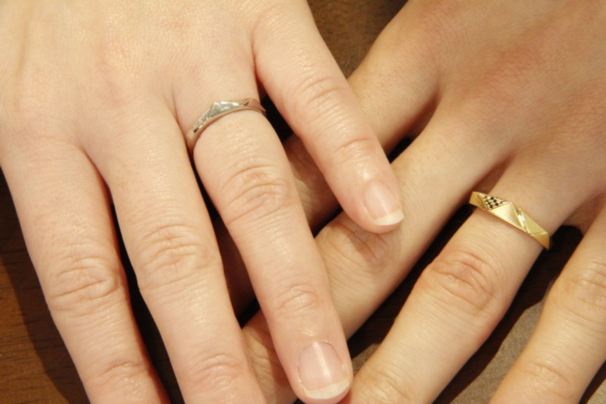 Aさま&Mさま【雅-miyabi- 】他の指輪も見ましたが、コレが一番でした。｜ 結婚指輪・婚約指輪の口コミならRingraph