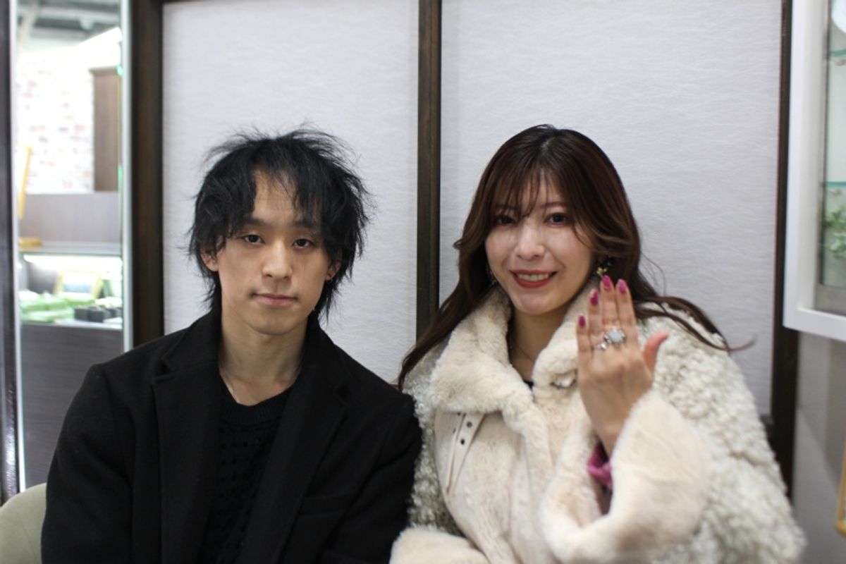 H・K様【雅-miyabi- 】エクレールが一番すてきでした。｜ 結婚指輪・婚約指輪の口コミならRingraph