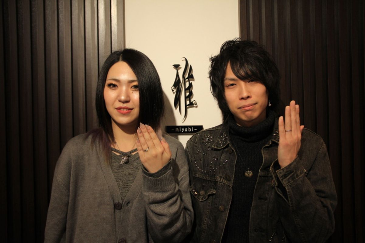 しぇりーさま&まーたろさま【雅-miyabi- 】指輪1つ1つに込められた意…｜ 結婚指輪・婚約指輪の口コミならRingraph