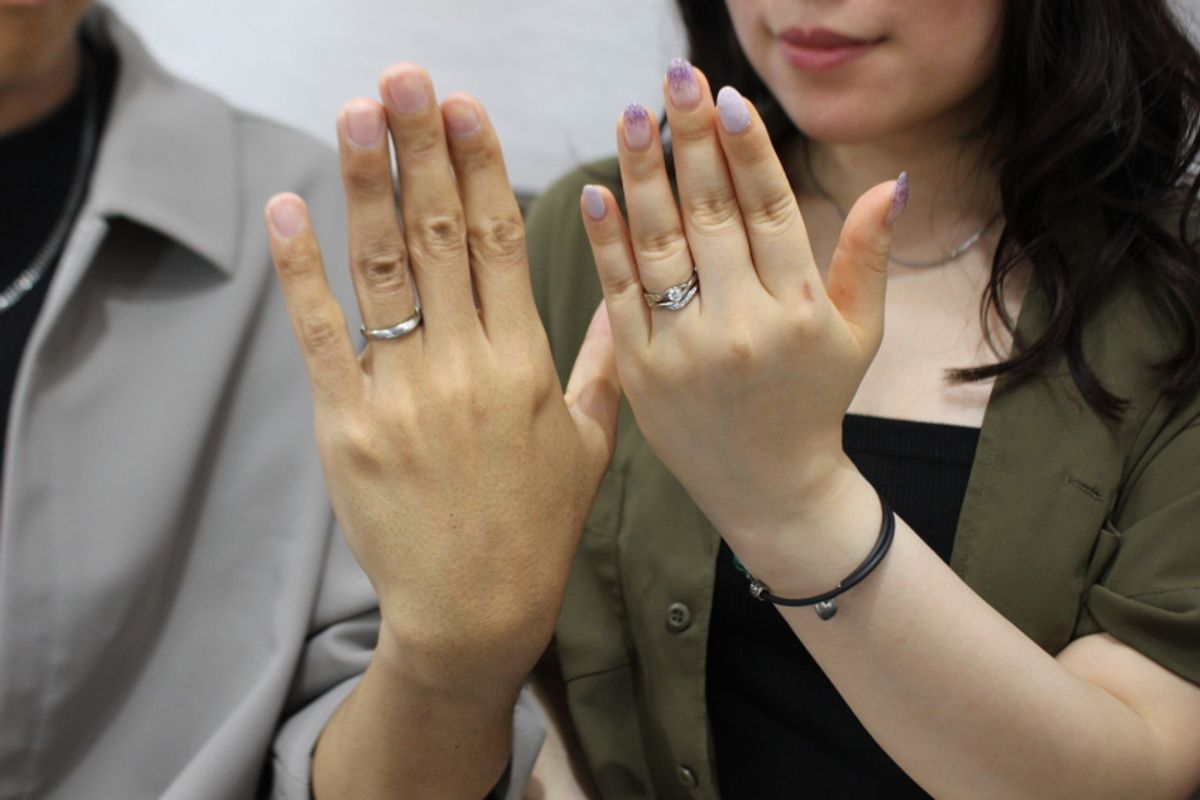 M.K様【雅-miyabi- 】納得して決めることができました。｜ 結婚指輪・婚約指輪の口コミならRingraph